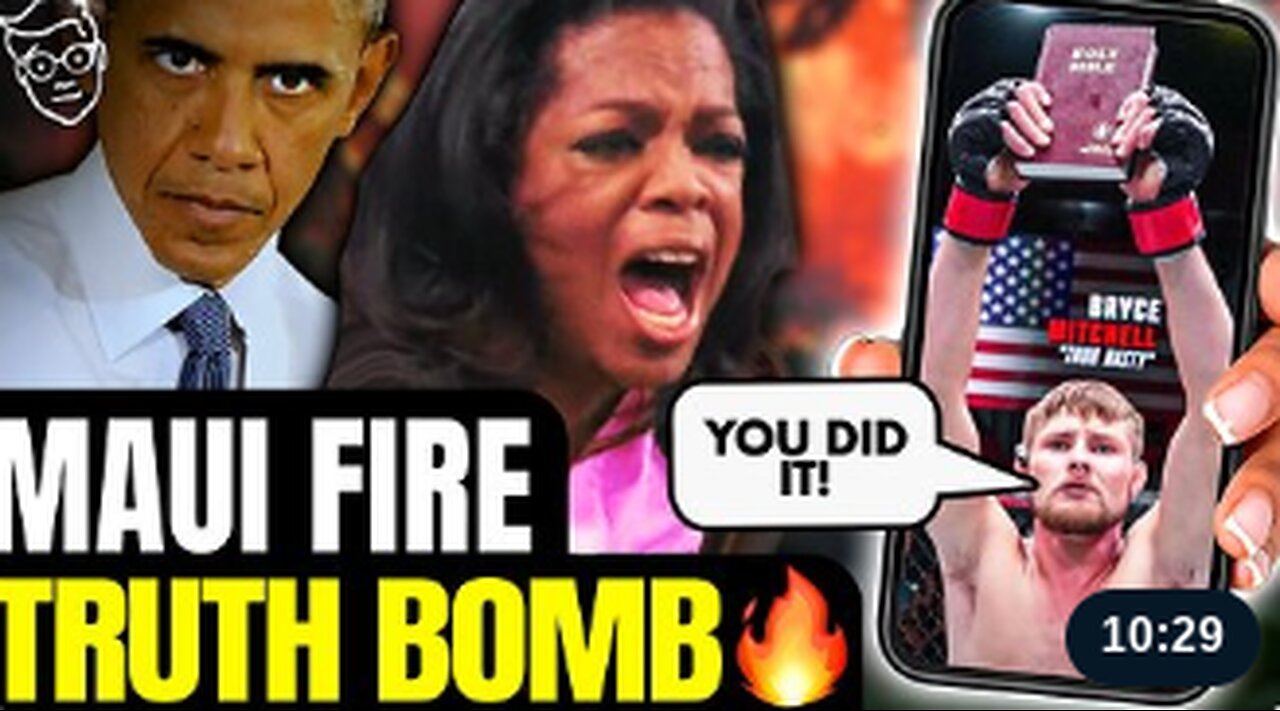 UFC Champ Drops Maui Fire TRUTH BOMB On LIVE TV: These Fires Are NOT ...