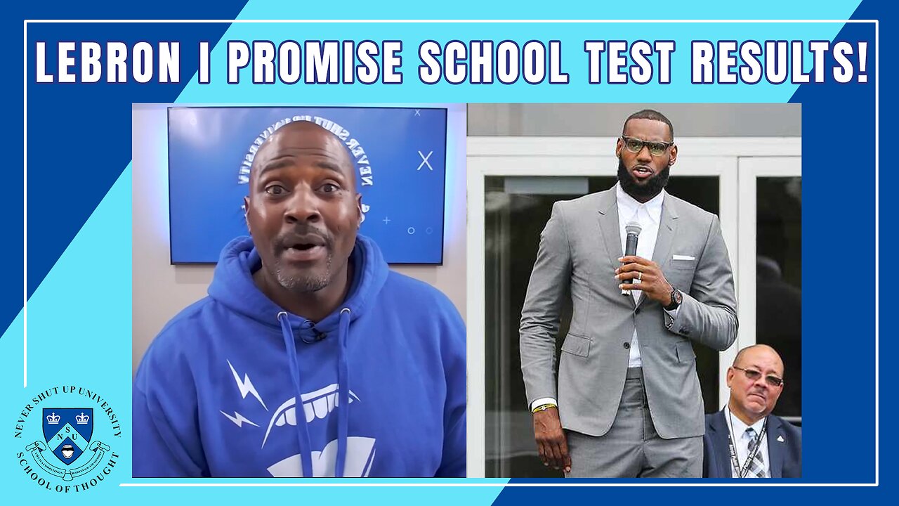 LeBron James I Promise School Test Results! You Believe NO 8th Grader ...