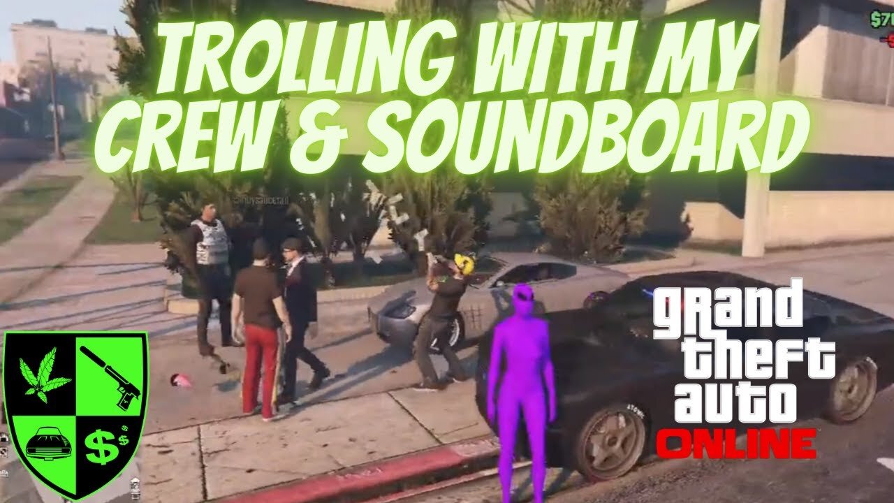 Trolling GTA ONLINE with my crew & soundboard | GTA ONLINE | Midnight ...