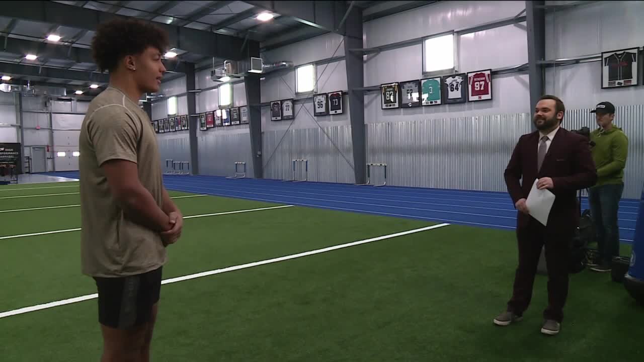 Badgers RB Braelon Allen discusses phenomenal freshman season in NBC 26 ...