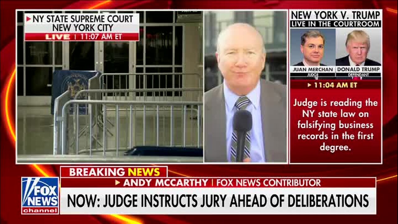 Fox News: Judge Merchan Tells the Jury that They Do Not Need Unanimity ...