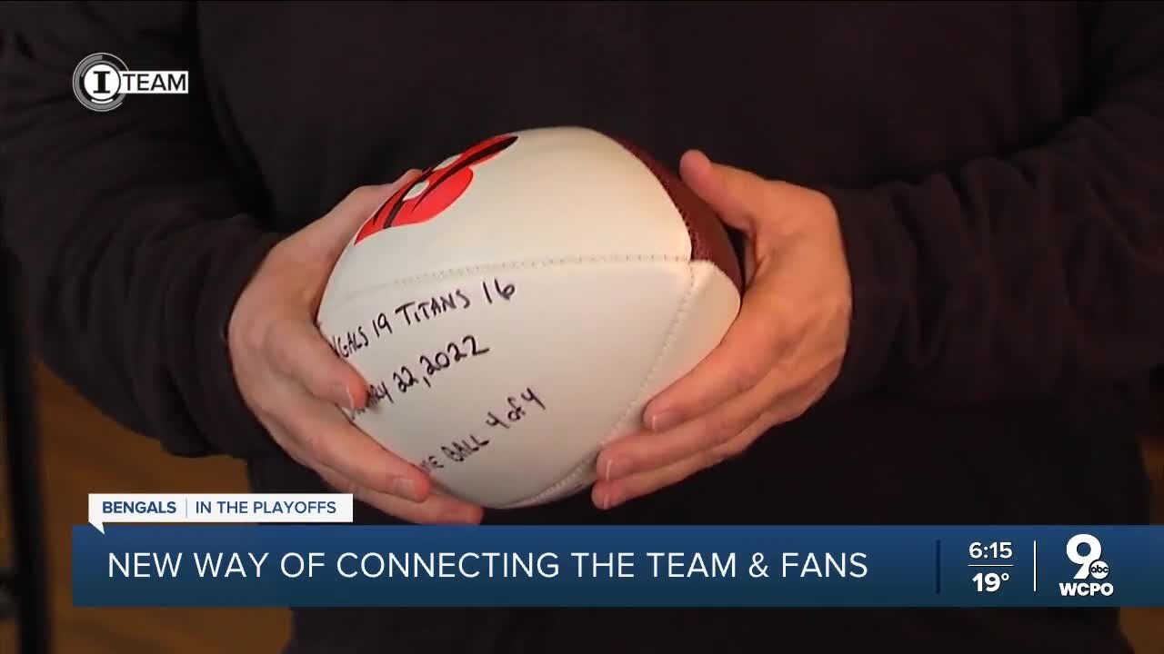 Bengals game balls are helping fans connect with the team