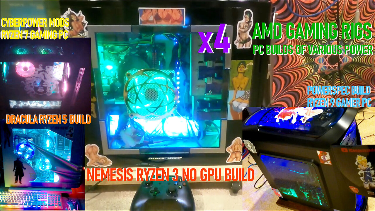 GAMING PC BUILDS WITH AMD CPUs: RYZEN 3, RYZEN 5, RYZEN 7, RYZEN 9 ...