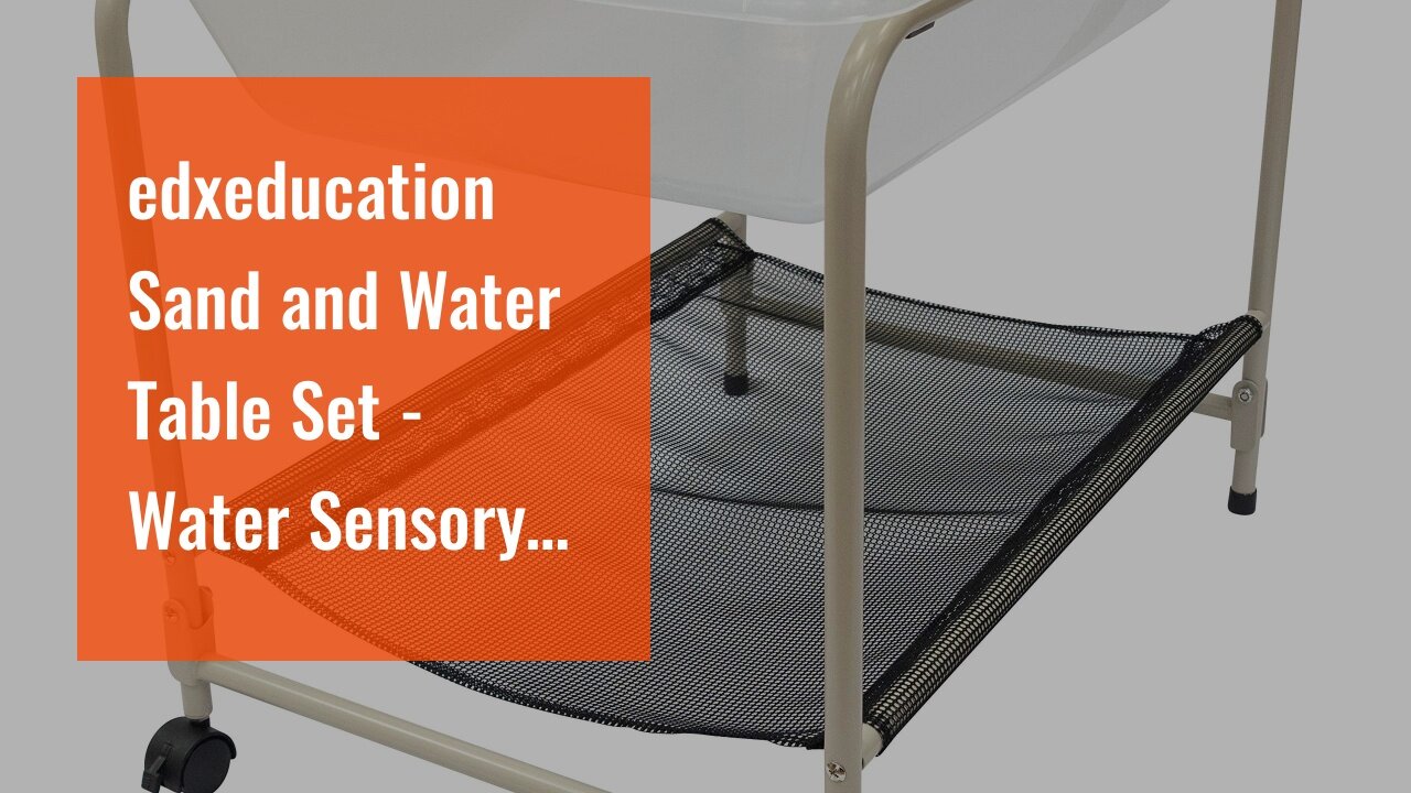 edxeducation Sand and Water Table Set - Water Sensory Table for Kids ...