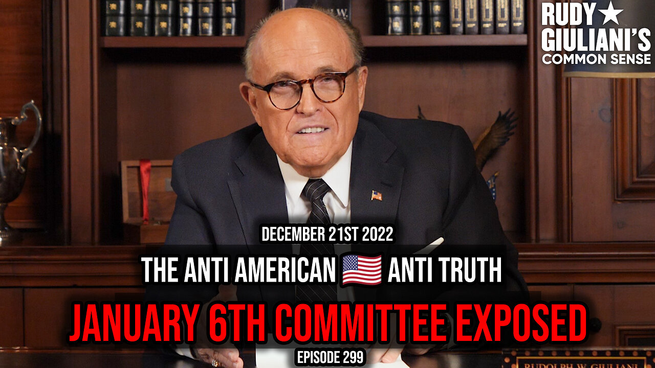 The Anti American Anti-Truth January 6th committee exposed | December ...