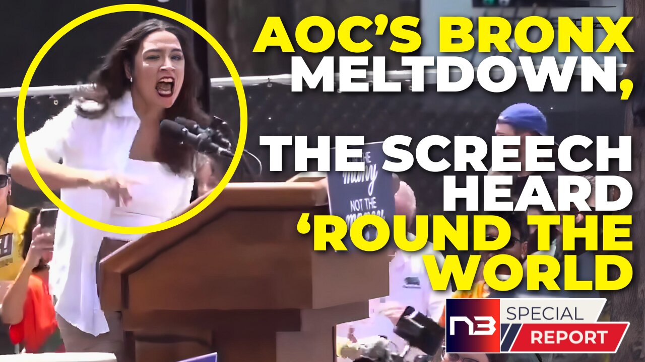 AOC Loses Control at Bronx Rally, Screeches and Wild Gestures Shock ...