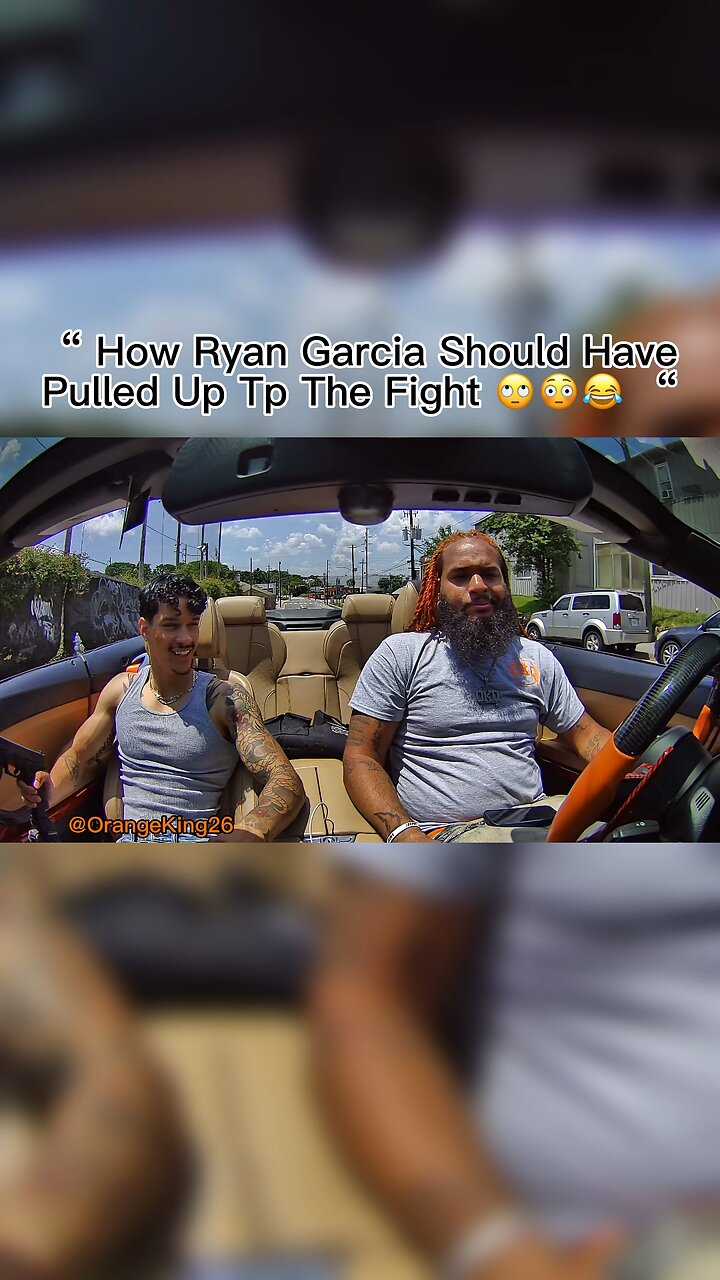 How Ryan Garcia should have pulled up to the fight Vs Tank