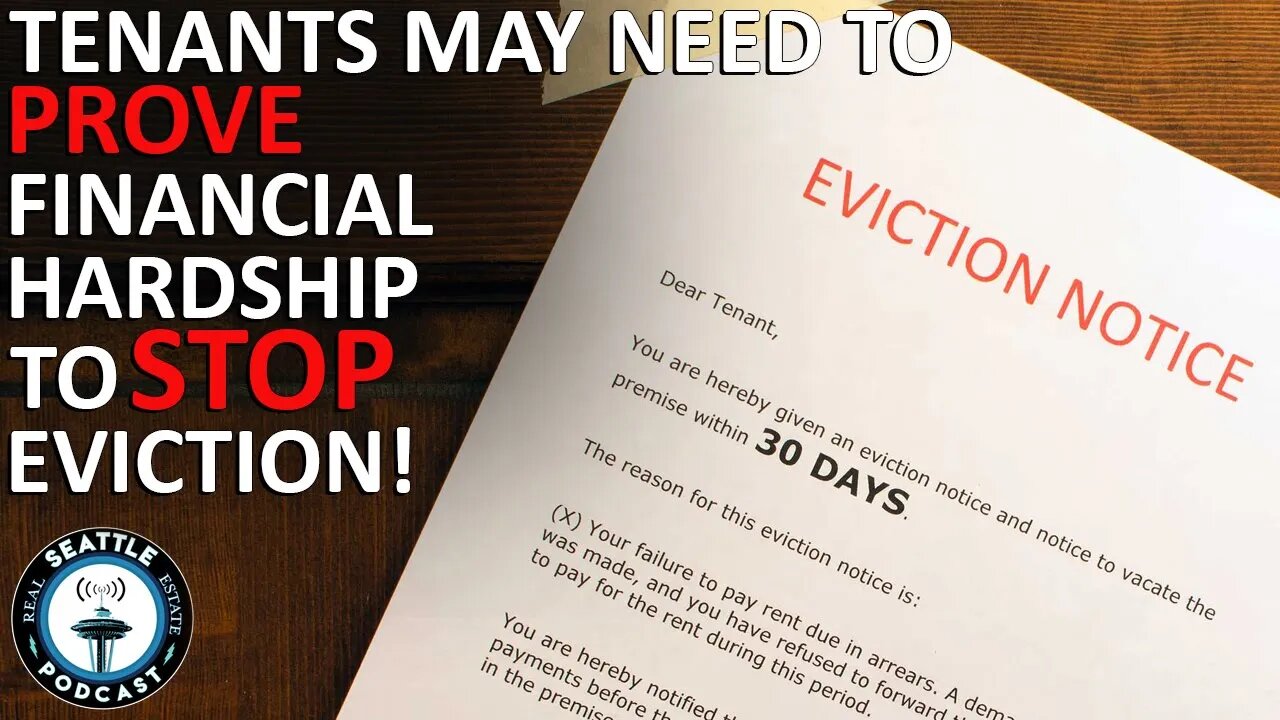 Rent Eviction Moratorium Challenged - Tenants to Prove Hardship?? I ...