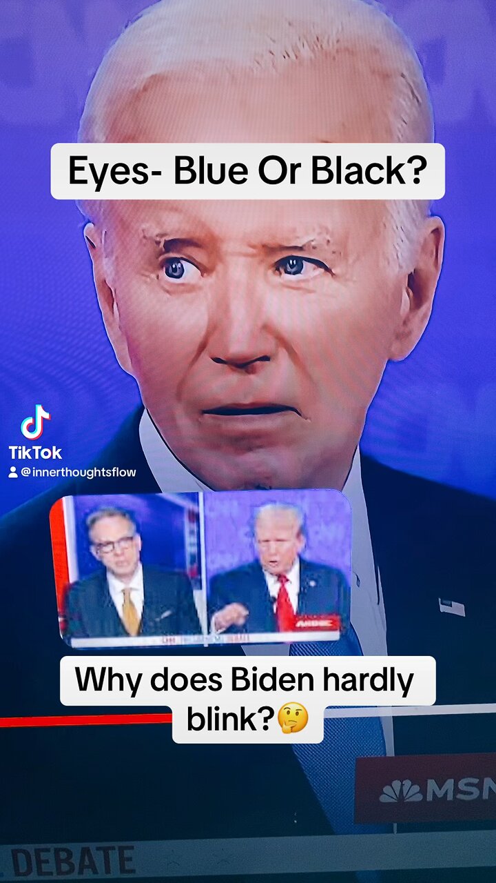 Why Biden’s Eyes Keep Changing Colour 🤔