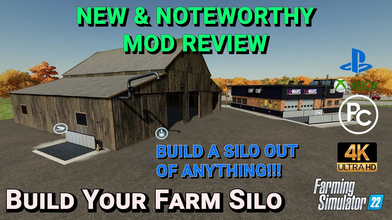 Build Your Farm Silo | Mod Review | Farming Simulator 22