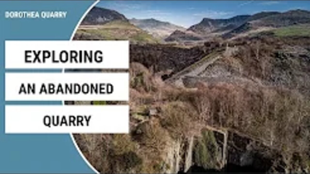 Exploring An Abandoned Quarry For An Image