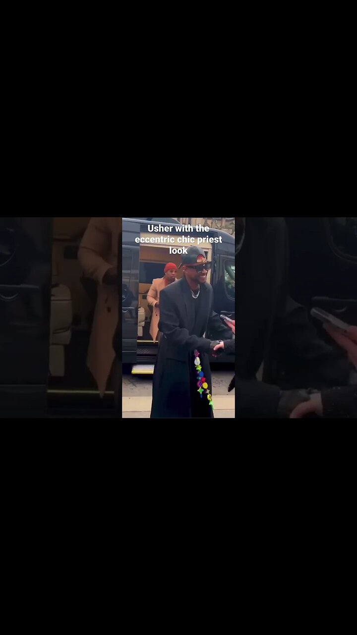 Usher steps out in very expensive, BUT questionable Louis Vuitton ...