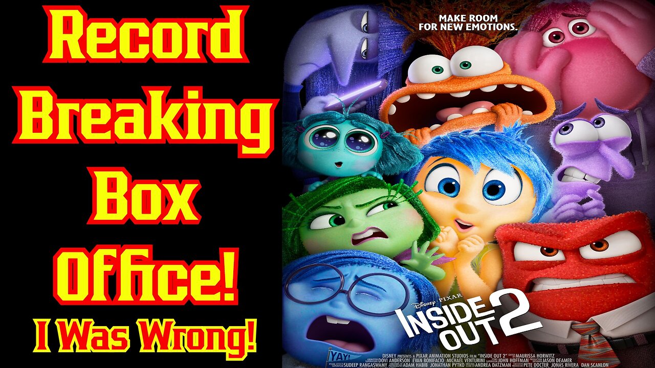 Disney Pixar's Inside Out 2 SMASHES Records With Second Weekend Box ...