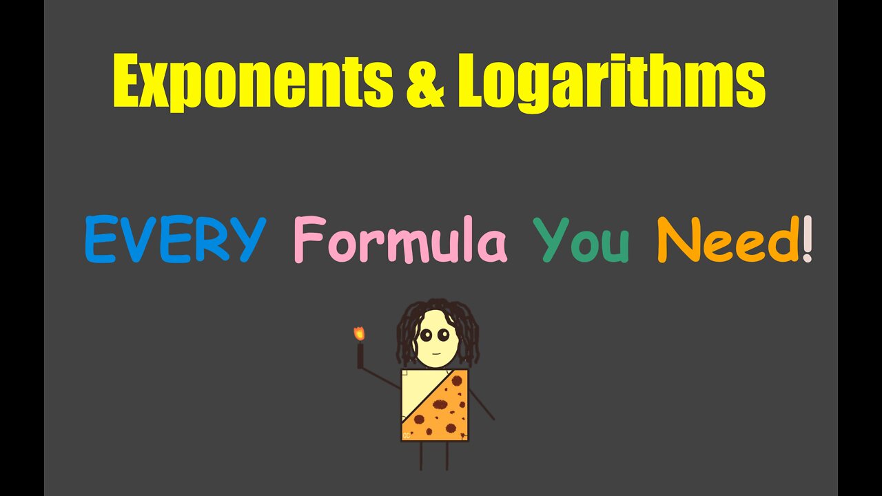 Exponents & Logarithms Formulas CHEAT SHEET