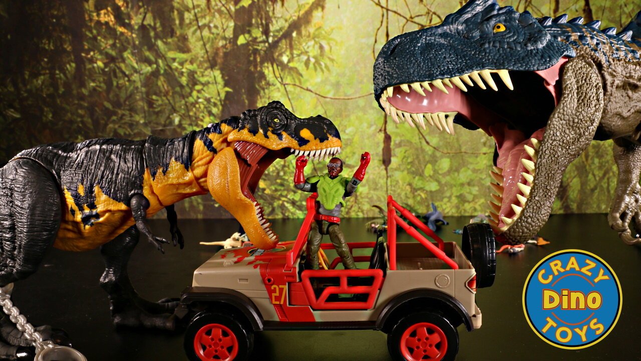 New Jurassic Park Tyrannosaurus Rex Off Road Tracker Pack 93 Classic ...