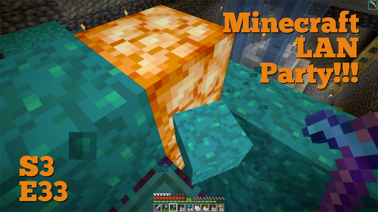 Minecraft LAN Party! Season 3 Episode 33 - Nether Terrarium