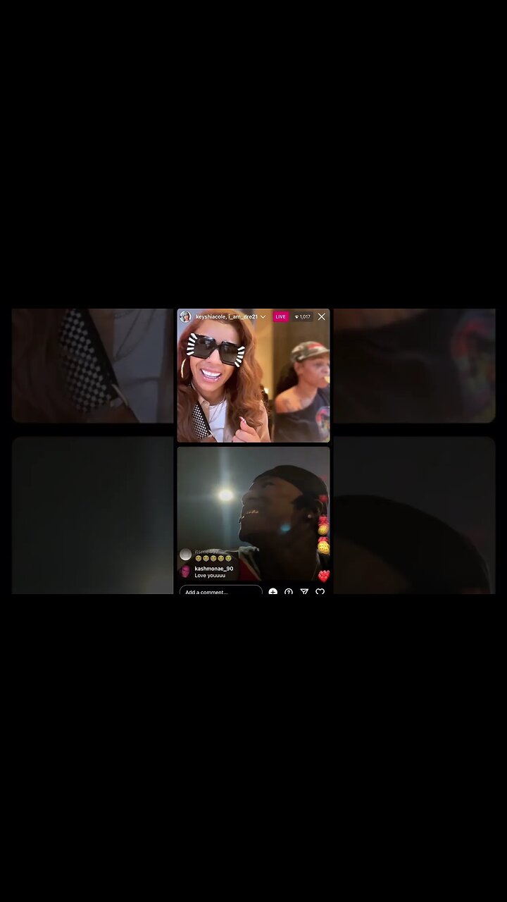KEYSHIA COLE IG LIVE: Keyshia Catch Friendly Fire From Her Friend ...