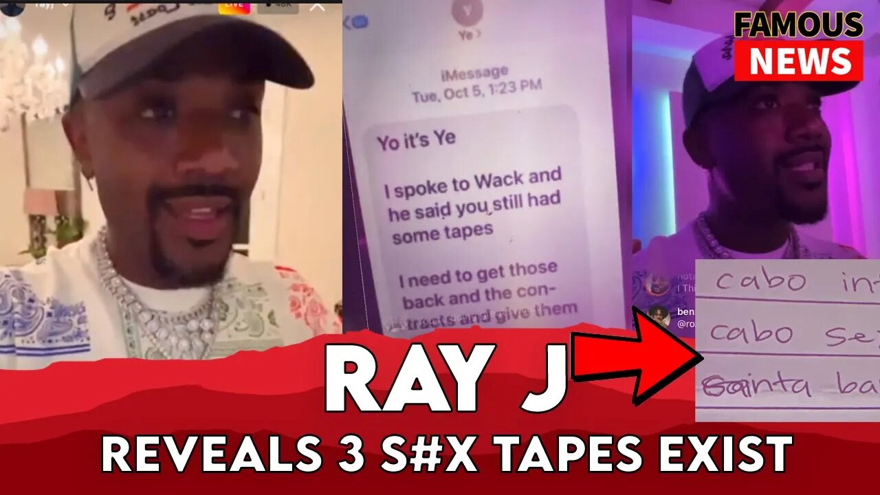 Ray J Goes Wild On IG Live Exposing Kim Kardashian & Kris Jenner ...
