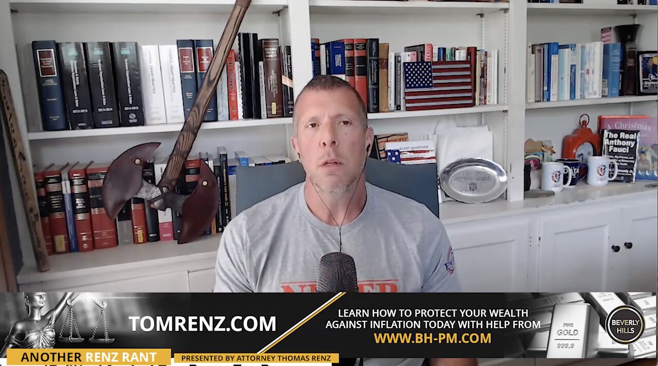 Tom Renz - The Death of the Rule of Law in America