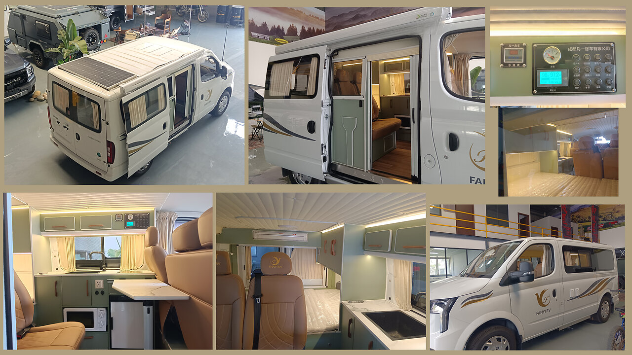 complete inside core function introduction of small motorhome