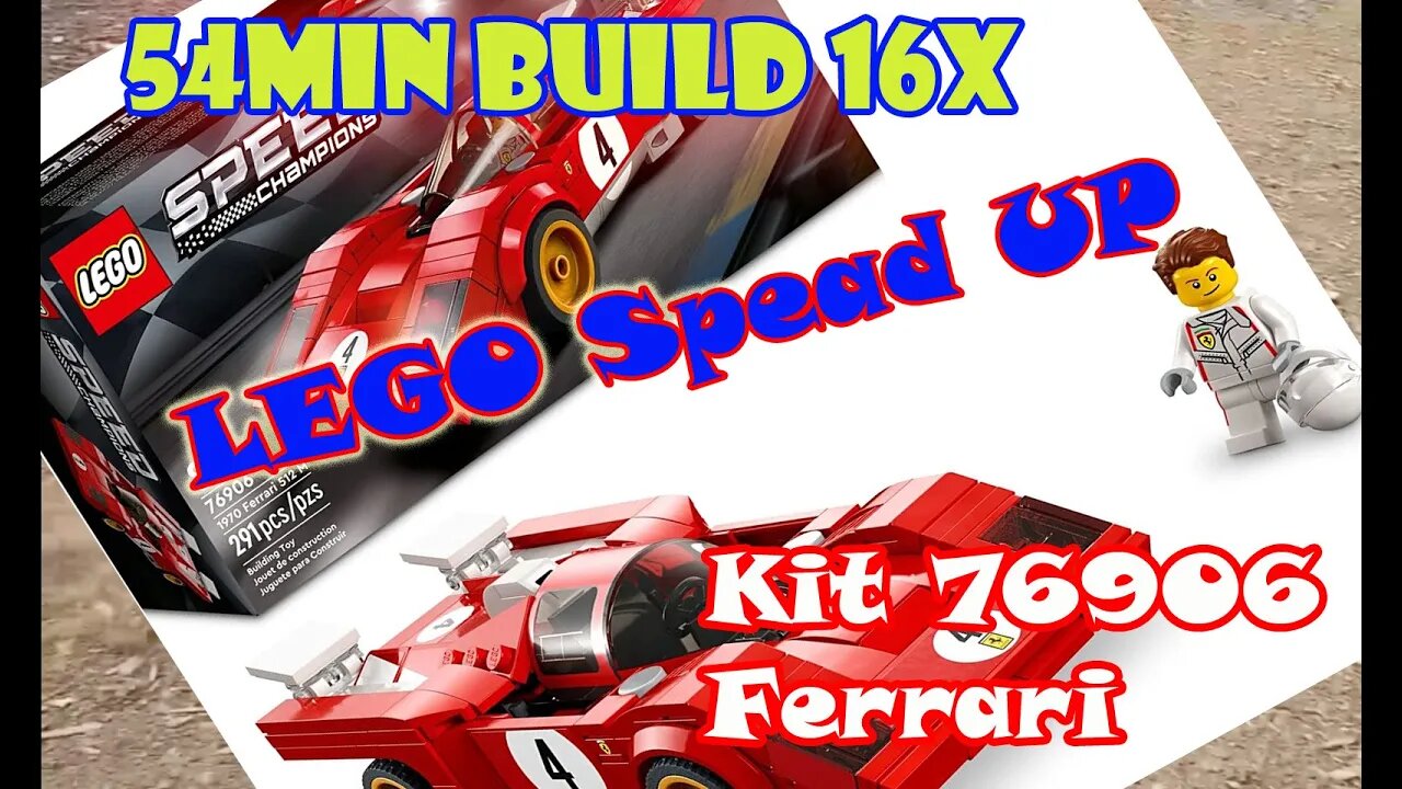LEGO - 1970 Ferrari 512 M - Quick Build 16x - Ferrari Speed Champion ...