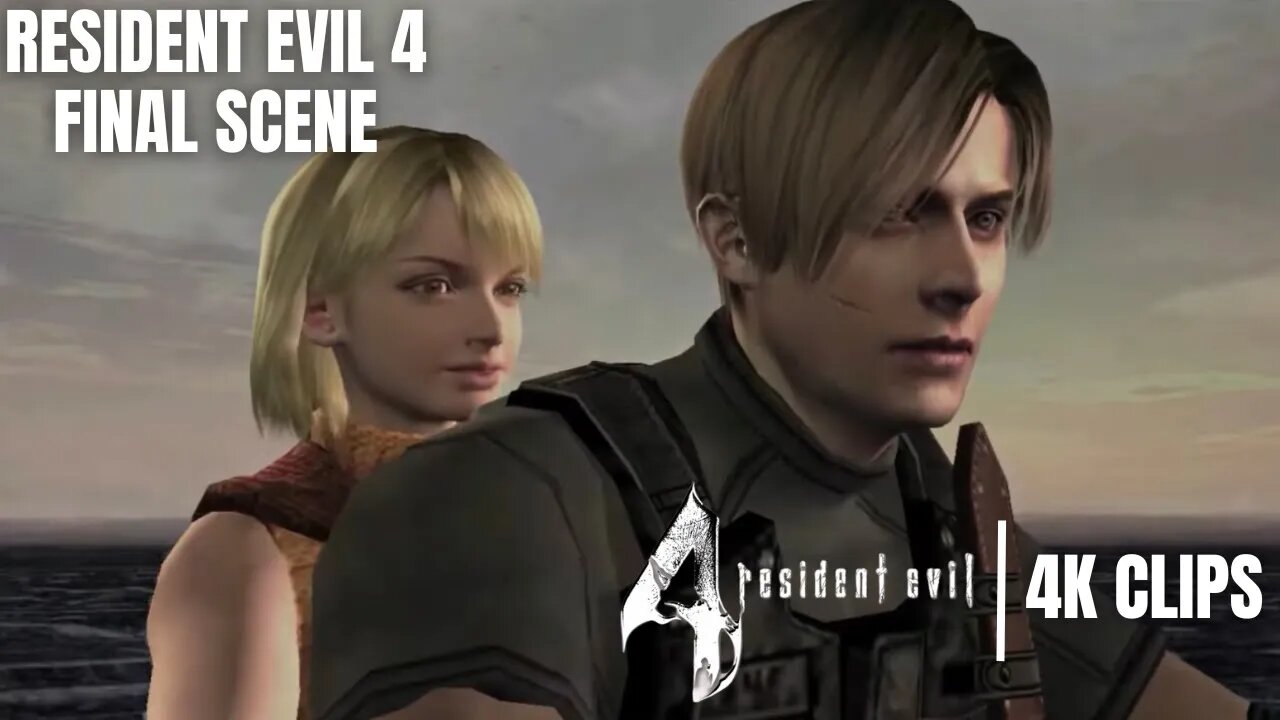 Resident Evil 4 Final Scene (Jet-Ski Escape) | Resident Evil 4 | 4K Clips