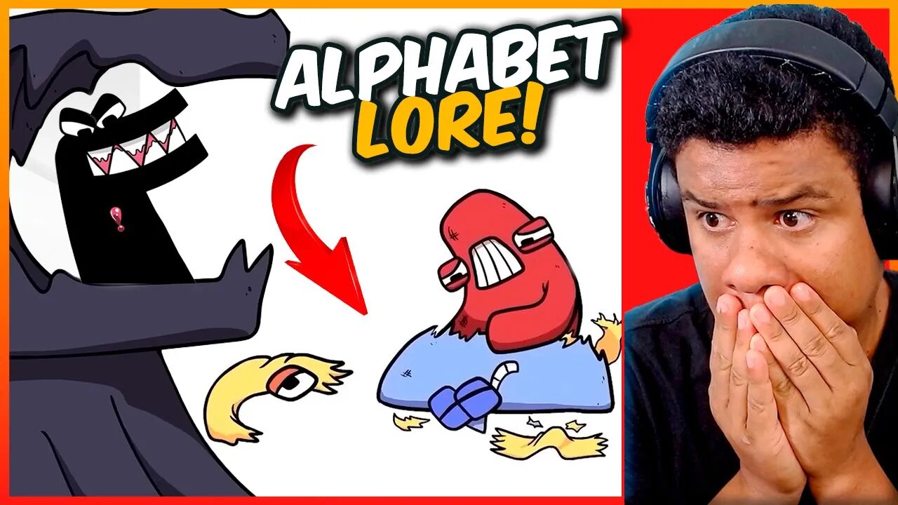ESSA ANIMAÇÃO É A MELHOR QUE VI! | ALPHABET LORE | React Anime Pro