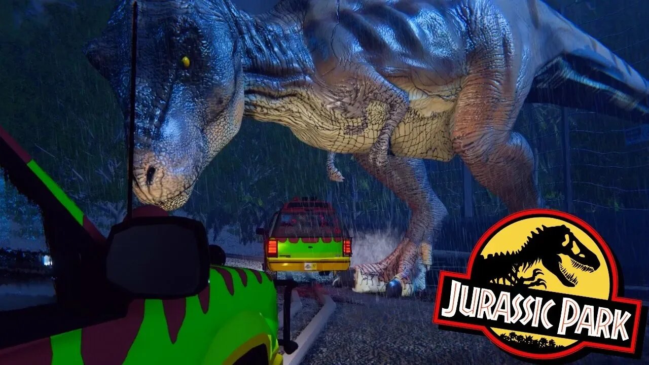 The Amazing Jurassic Park First Person Survival Game! - Fan Made T.Rex ...
