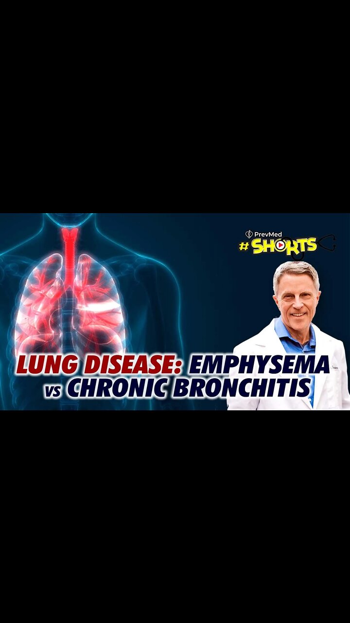 #SHORTS Lung Disease: Emphysema vs Chronic Bronchitis