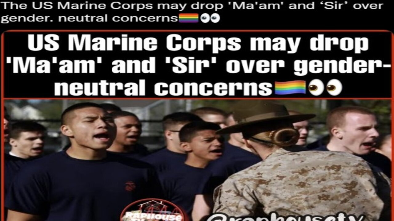 The US Marine Corps may drop 'Ma'am' and ‘Sir’ over g**der. n***ral ...