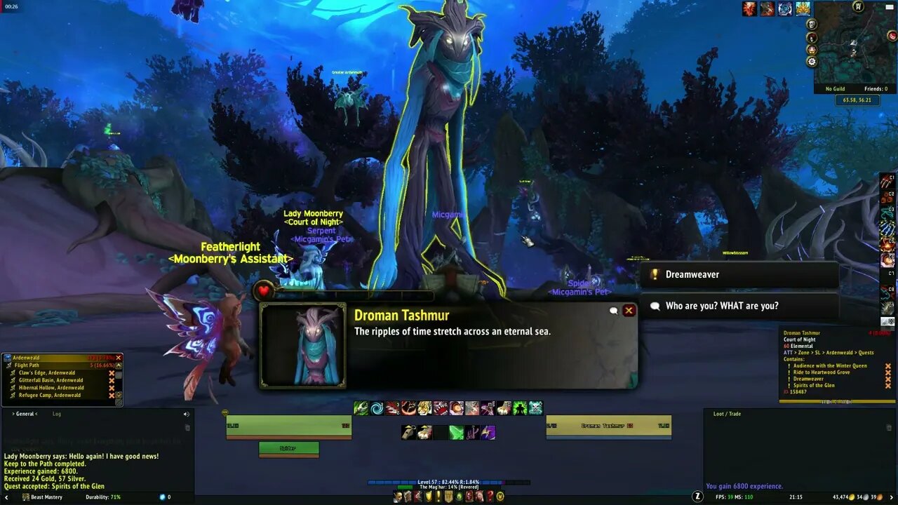 World of Warcraft MMORPG Spirits of the Glen