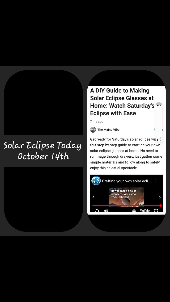 How To Make A Solar Eclipse Viewer For Solar Eclipse
