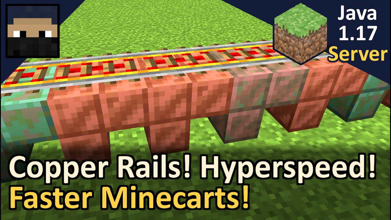 Copper Rails for Hyperspeed! Faster Minecarts on the Tyruswoo Server ...