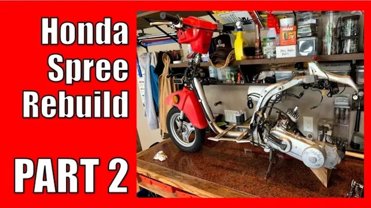 Honda Spree Fixing a 1986 Scooter PART 2