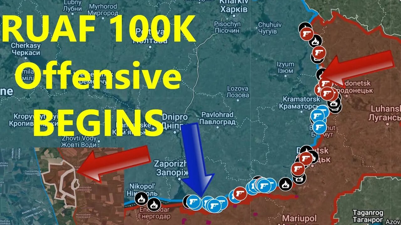 RUAF 100k Offensive BEGINS | AFU Devastating Losses 23/07/23