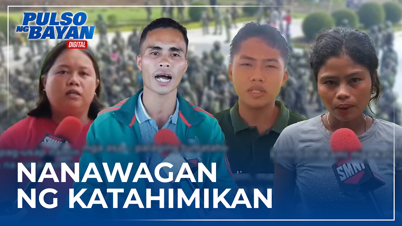 Katahimikan, panawagan ng mga Indigenous People sa bayan ng Laak, Davao ...