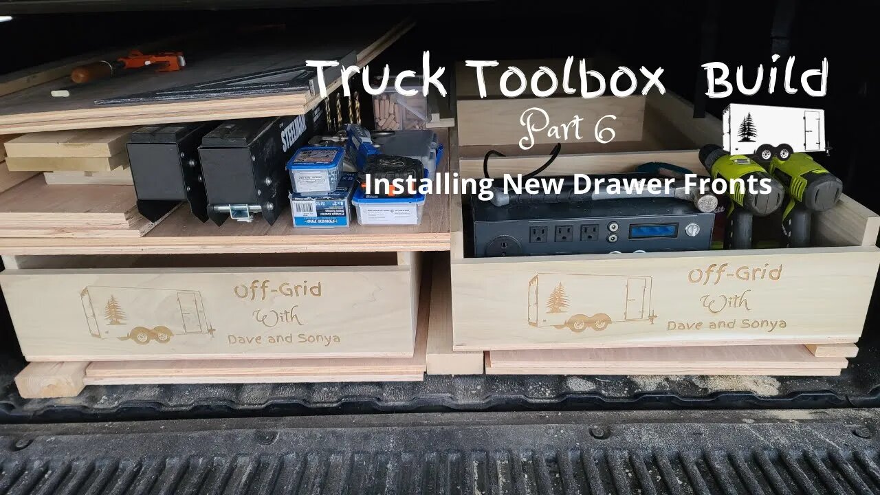 How to Build a Truck Toolbox with Storage Drawers! (Part 6) - Securing ...