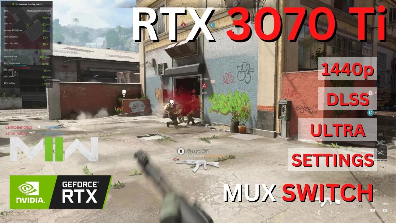 RTX 3070 Ti | COD Modern Warfare 2 - 1440p + Raytracing + ULTRA ...