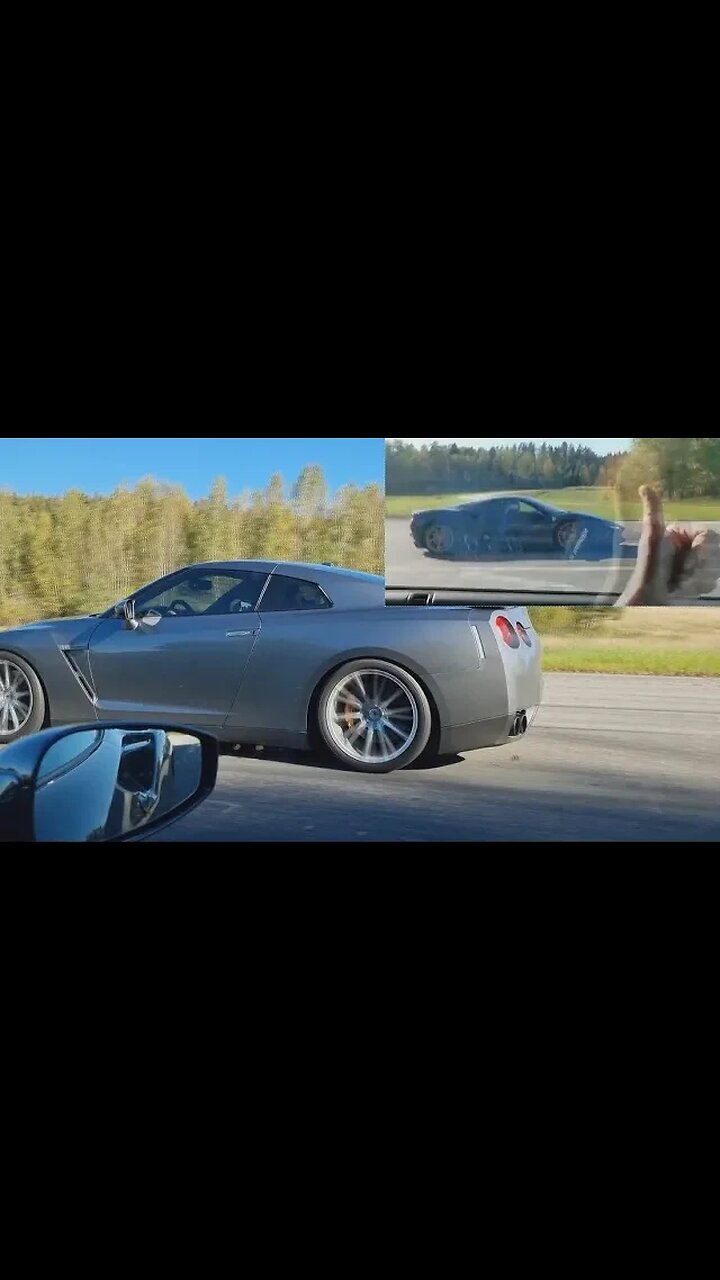 🏁😱720 HP Ferrari F8 Tributo TROLLED by 1200+ HP Nissan GTR R35 ...