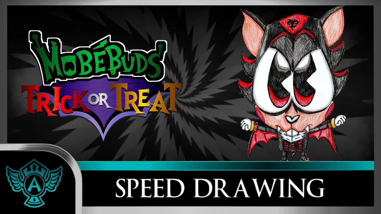 Speed Drawing: MobéBuds Trick or Treat - Shadevamp | A.T. Andrei Thomas ...