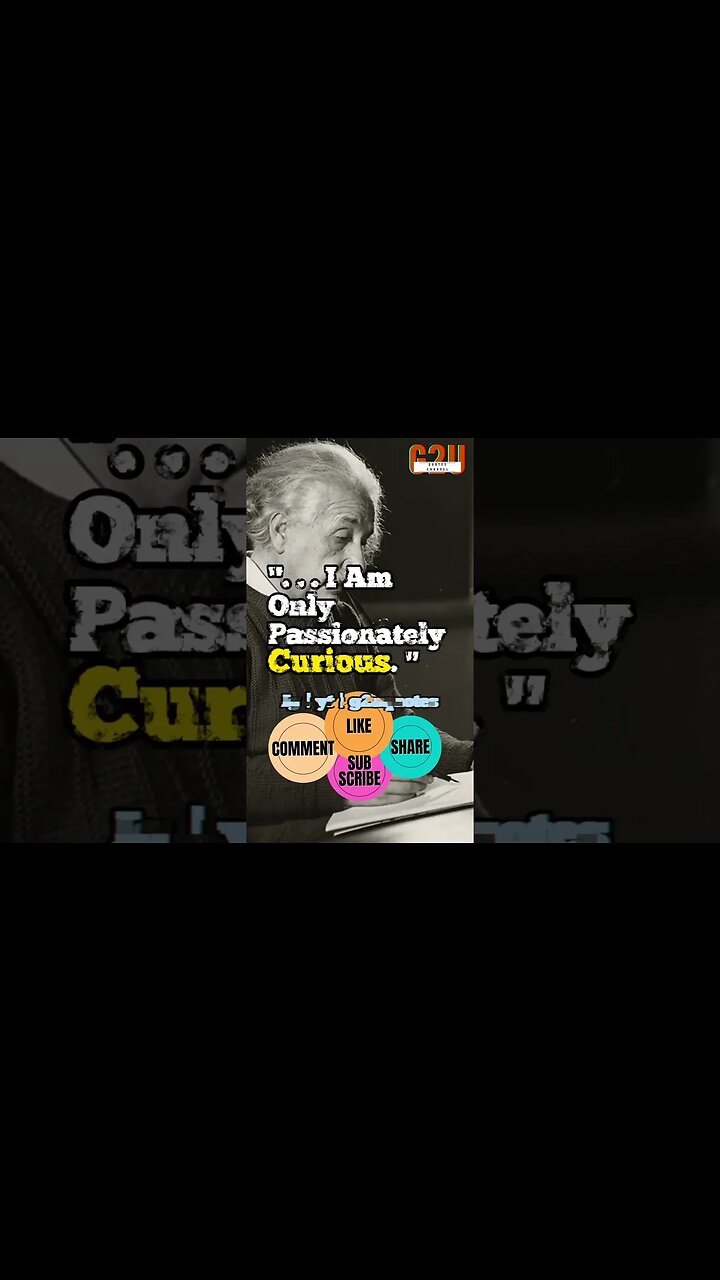 "Mastering the Art of Curiosity: Einstein's Secret to Genius"🔥│Albert ...
