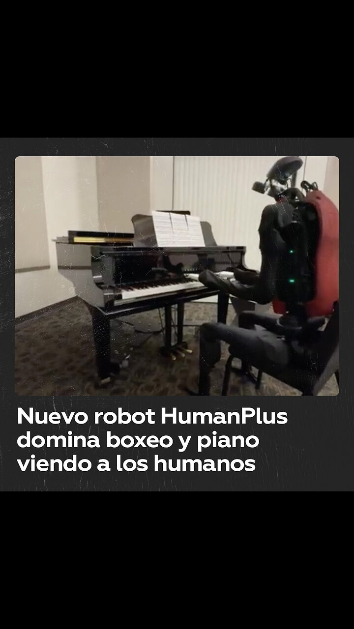 HumanPlus: El robot que aprende a boxear y tocar piano observando a humanos