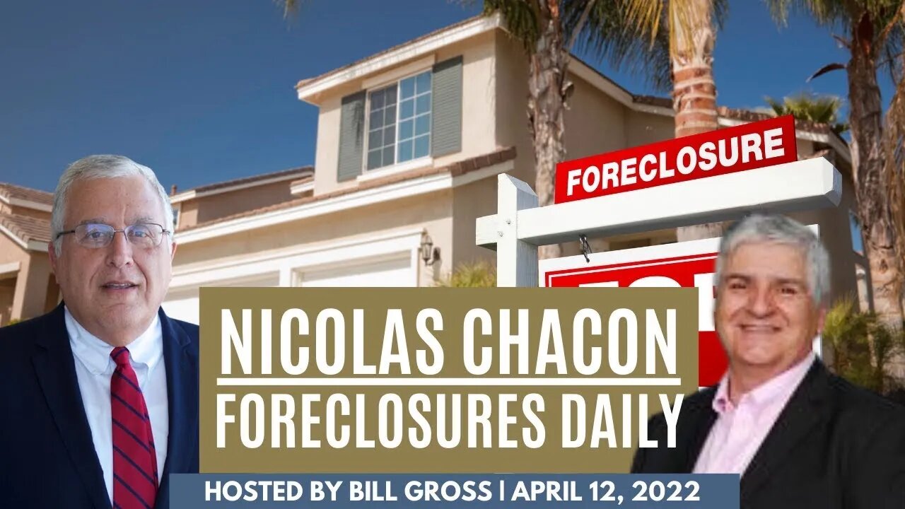 Foreclosure Daily Data with Nick Chacon on Real Estate Investing Zoom