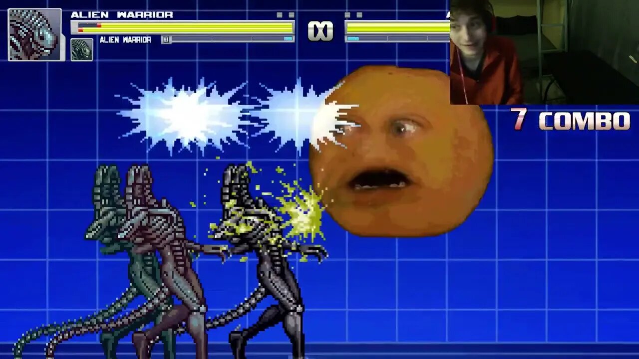 Aliens Xenomorph Warriors VS Annoying Orange In An Epic Battle In The ...