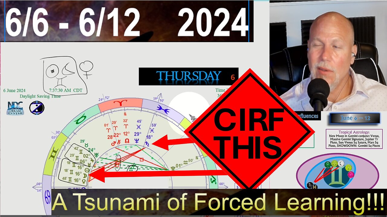 Gemini's Tsunami of Learning! New Moon Conjunct Venus! CIRF #415: 6/6 ...
