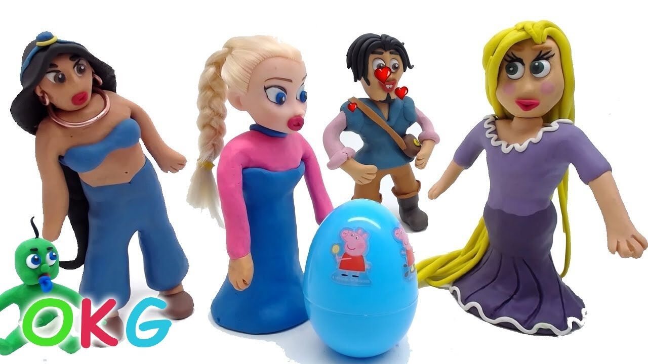 Cute Princess Stop Motion Animations Compilation Play Doh Cartoons For ...
