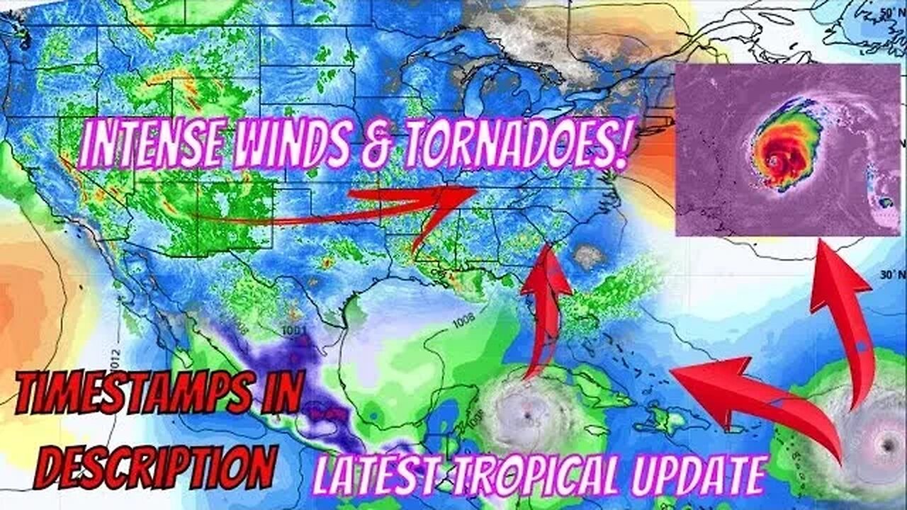 Invest 92L / Tropical Storm, Hurricane Bret Forecast & U.S. Tornadoes ...