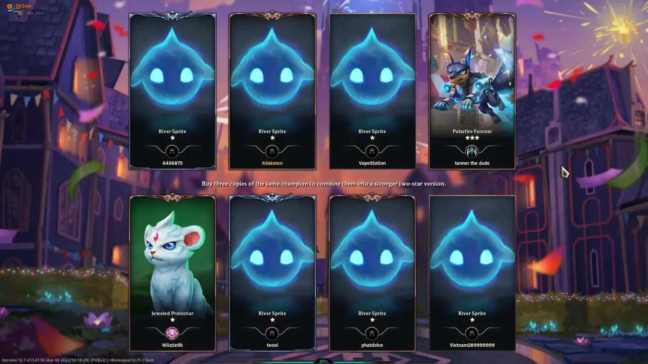 (TFT)Subi para silver, chemtech parece bem forte