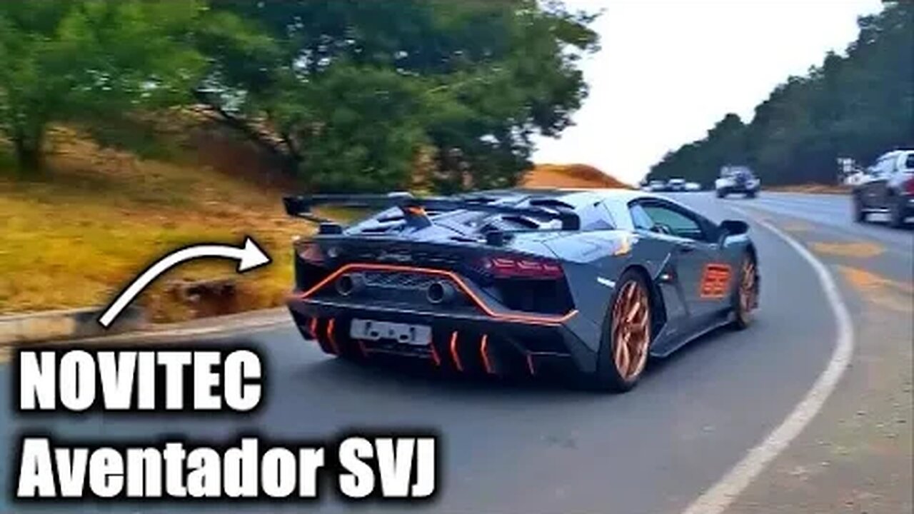 Supercars and Sports Cars on Supercar run! **SVJ, 488 Pista, STO, R8 ...