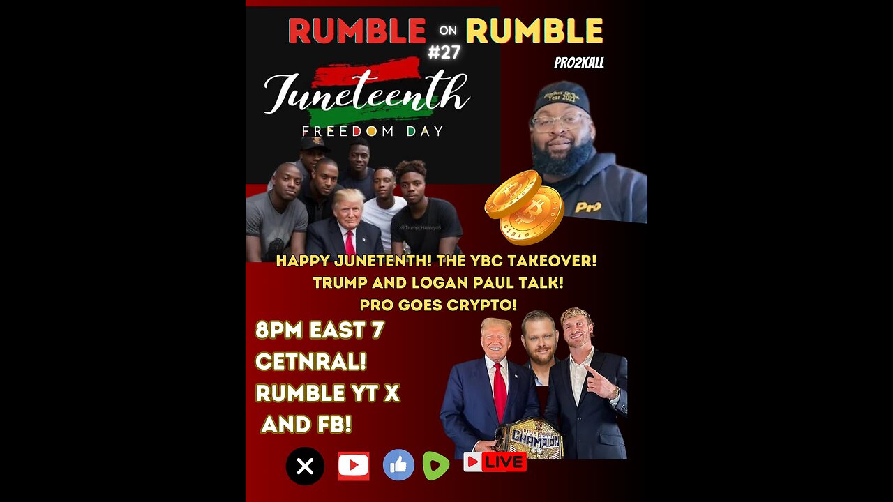 RUMBLE on RUMBLE 27 Logan Paul and Trump talk! The YBC takeover, Hawt ...